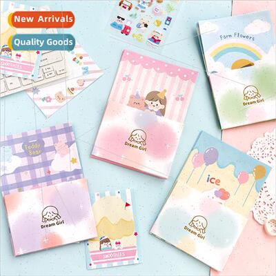 All Sugar Planet Letterhead Envelope Set ins Cute Girls Stic