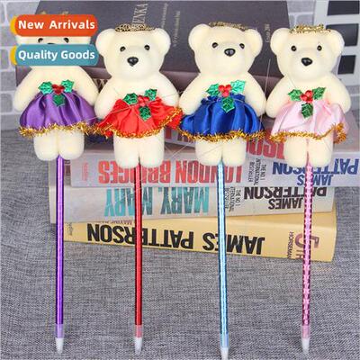 Christmas company gifts beads soft ceramic pen school childr