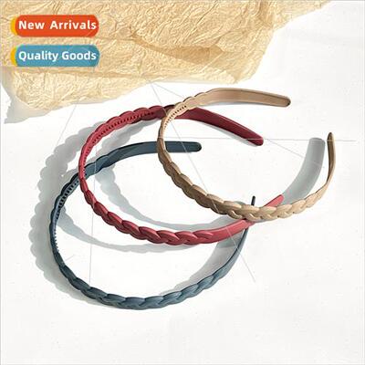 mple frosted wash face hair band female -slip teeth compress