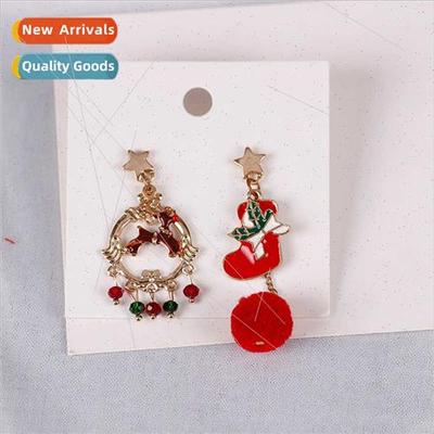 Earrings female Christmas gift accessories personalized crea