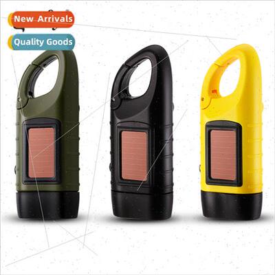 hcrank torch solar rechargeable outdoor emergency torch mult