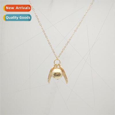 Vintage Harry Potter Dead necklace pendant snch gold necklac