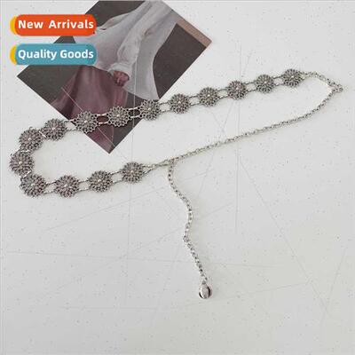 Diamond Waist Chain women Spaghetti Belt mple Hundred Dress