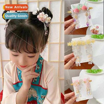 Hanfu children hair accessories hair card headdress clip anc