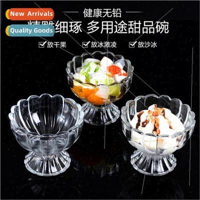 Transparent Juice Salad Glasses Milk Tea Milkshake Drinking