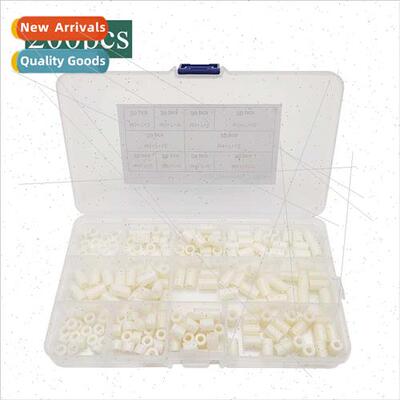 200pcs black whe insulating plastic pads straight through po