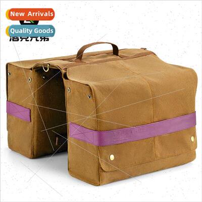 Bicycle Rear Seat Bag Vintage Rack Panniers Road Mountain Bi