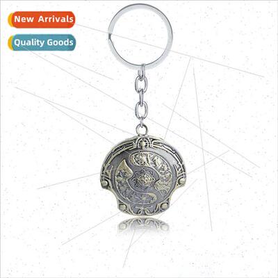 Europe game  fashion retro Dota2 immortal shield alloy keych