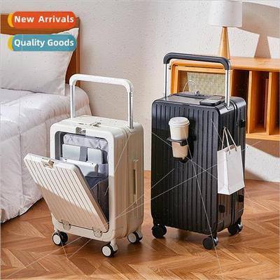 Wide trolley sucase female large capacy 20-inch front openin