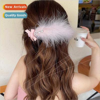 New Barbie Feather Hair Clips Pure Desire Wind Hair Accessor