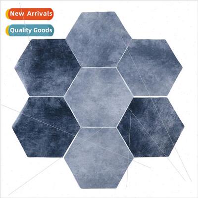 2021 New Wave Cement Vegetarian Black Whe Gray Bathroom Hexa