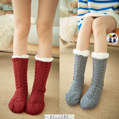 Womens Winter Warm Slipper Nonskid Thermal Fuzzy Socks
