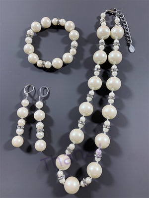 琉璃珍珠三件套JR打标