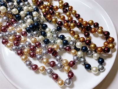 彩色琉璃珍珠CAROLEE叠戴毛衣链