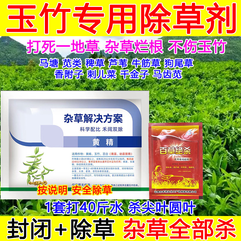 玉竹专用除草剂玉竹除草剂禾阔双除玉竹苗后除草剂烂根狗尾草马塘