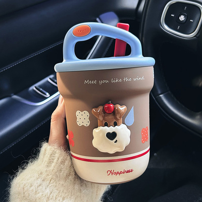 格卡陶瓷内胆便携早餐杯