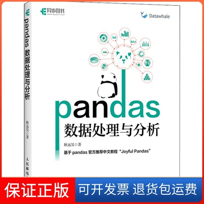 【保正版】pandas数据处理与分析耿远昊人民邮电出版社9787115583659