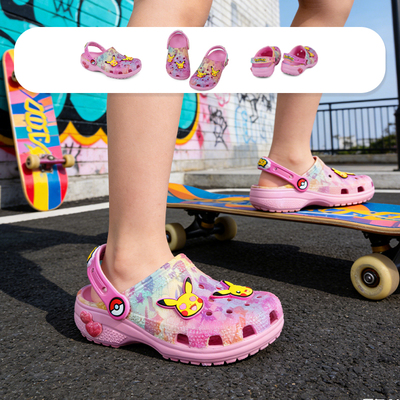Crocs经典宝可梦女孩小Clog