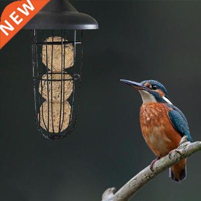 Outdoor Bird Feeder Hanging Fat Ball Holder Metal Bird