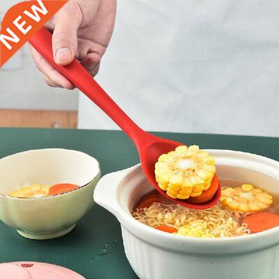Silicone Soup Spoons Cooking Spoon Scoops Salad Mixing