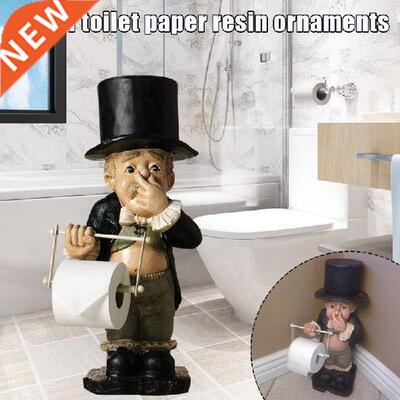 Tolet Butler Resn Ornament For Bathroom Super Cute Home