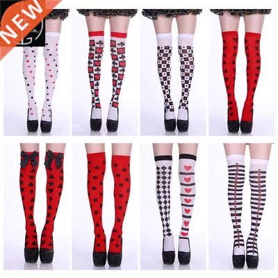 Summer Thin Section Halloween Print High Tube Over The Knee