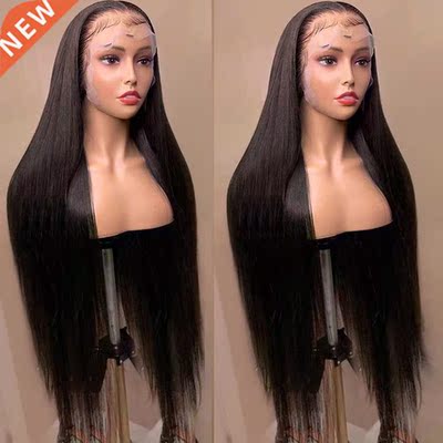 1x6 Straight HD Lace Frontal Human Hair Wigs Brazilian Tran