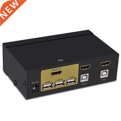 USB HDMI KVM Switcher Switch 2X1 with mouse&keyboard man