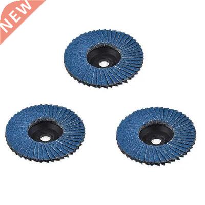 Pcs  Inch Flat Flap Discs 75mm 80 Grit Grinding Wheels Met