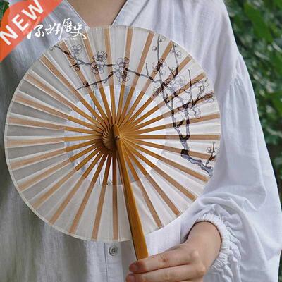 Windmill Fan Chinese Style Creative Portable Circular Fan