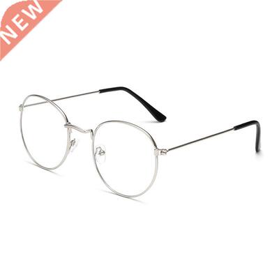 seemfly Round Reading Glasses Metal Prebyopia Spectacles For