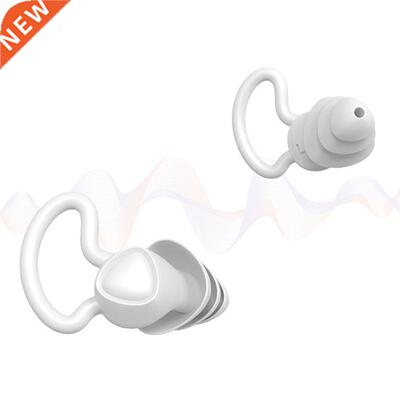 1 Pair Earplugs Protective Ear Plugs Soft Silicone Waterproo