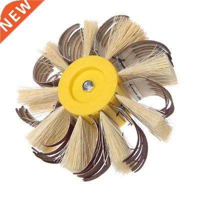 Shaft Mounted Sisal Emery Cloth Bristle Grinding Buffing Bru