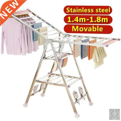 1.8m cloth drying rack folding laundry garment dryer hanger