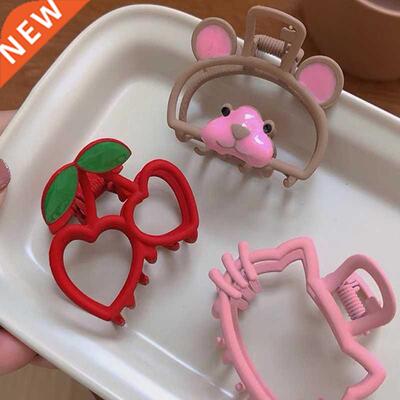 New Women Girls Cute Animal Hollow Geometric Gold Alloy Hair