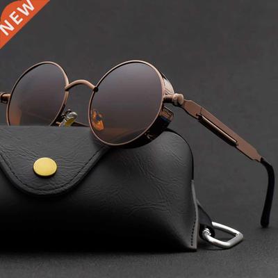 Classic Gothic Steampunk Sunglasses Women Brand Designer Vin