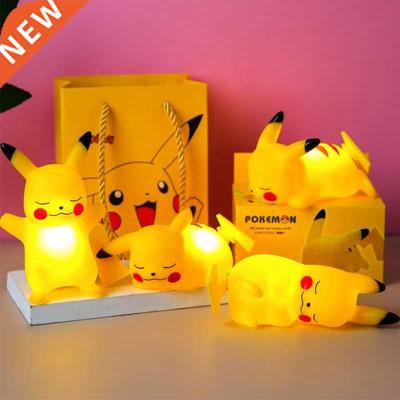 Pokemon Animation Cartoon Night Light Pikachu Figures Doll H