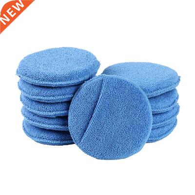 Soft Microfiber Car Wax Applicator Pad Polishing Sponge for