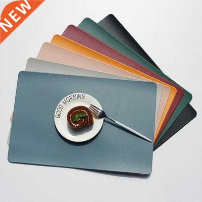Pu Leather Coasters Placemat For Dining Table Heat
