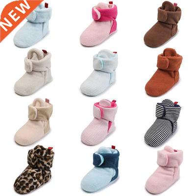 Hot Baby Newborn First Walkers Unisex Cozie Faux Fleece Boot