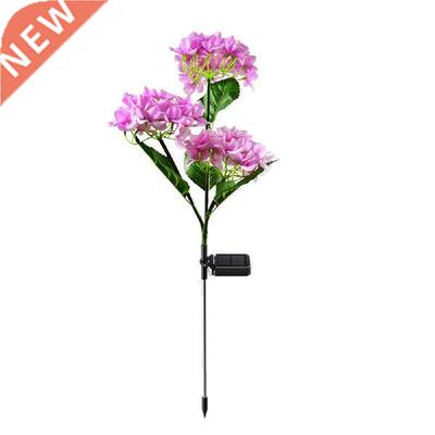 Solar Flower Lights Outdoor Decorative Hydrangea Solar