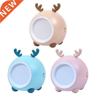 Cartoon Deer Night Light Touch Sensor Lamp Portable USB