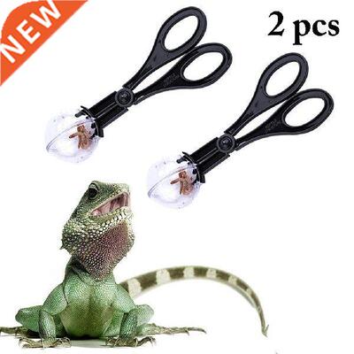 2019 New 2pcs Reptile Terrarium Lizards Plastic Tongs