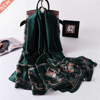 180*90cm Luxury Brand Women Summer Silk Scves Shawl Lady W