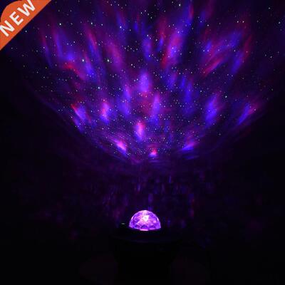 Led Music Star Projector Lamp / Usb Cable Wireless Sound