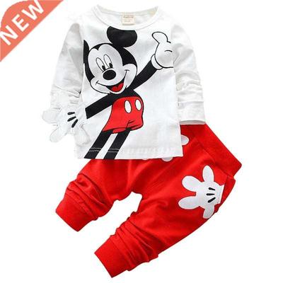 Baby Boys Girls Mickey Mouse Minnie Cartoon Clothing Sets Ch
