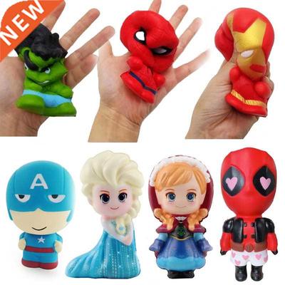 Marvel Super Hero Popping Squishy Squish Fidget Toys Spiderm