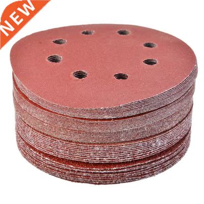 50pcs 8 Holes Round Sanding Paper Discs 125mm/5 Sander Pads