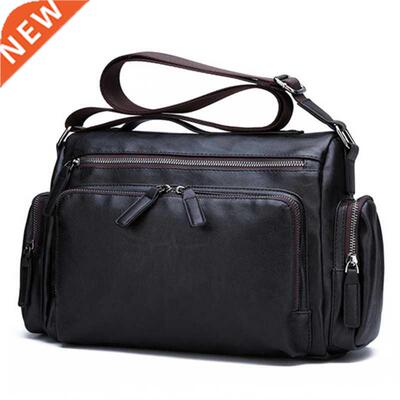 Business Leisure One Shoulder Straddle Bag Men's Luxury Bran