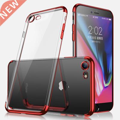 Plating Silicone Case on the For iphone se 2020 se 2 se2 2n